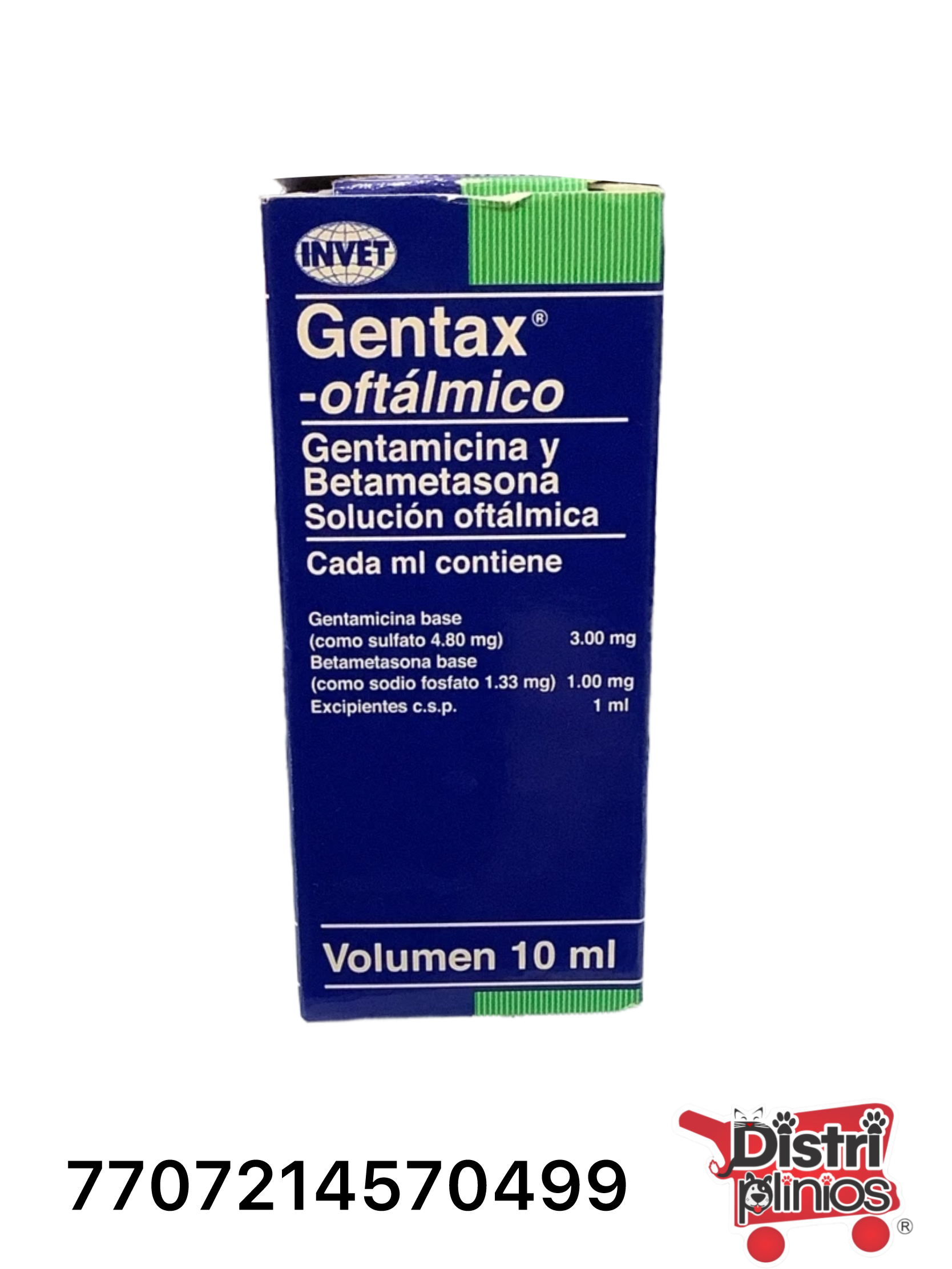Gentax – Oftalmico x 10 ml – Distriplinios